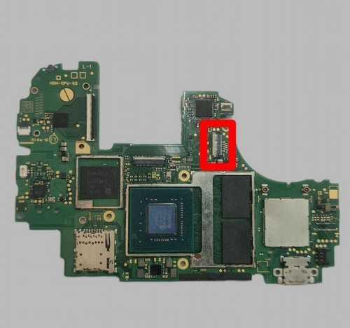 Разъём слота картриджа   3.5mm на Nintendo Switch