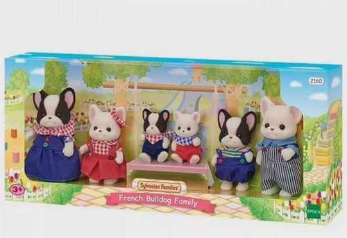 Sylvanian families семья французских бульдогов