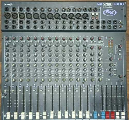 Микшерный пульт soundcraft spirit folio SX