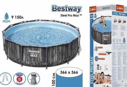 Каркасный бассейн Bestway Steel Pro 366x100