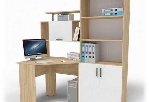 Компьютерный стол Сонома белый/модульная мебель