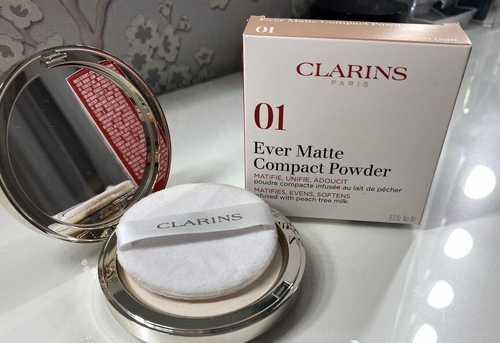 Clarins ever matte compact powder