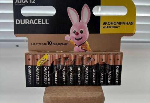 Duracell Батарейки ааа щелочной тип 1.5в (12шт)