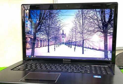 Ноутбук Lenovo G780 17 дюймов/ SSD 240Gb/Core i5