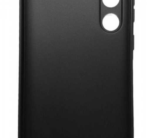 Силиконовый чехол для Samsung Galaxy A55 (Черный)
