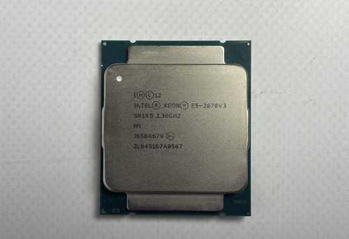Процессор intel xeon E5-2670V3 / 2011-3