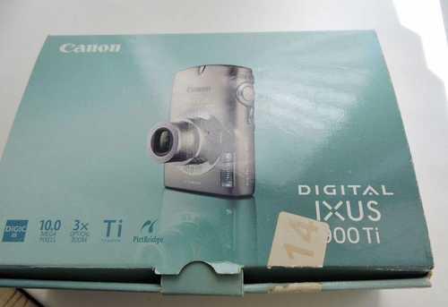 Canon Digital ixus 900 Ti. Ошибка объектива