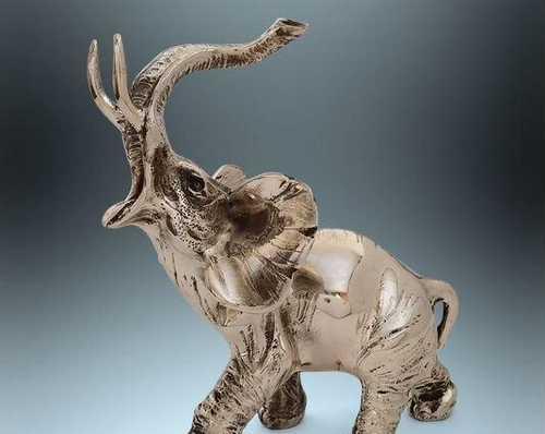 Скульптура слона, серебро, Италия
