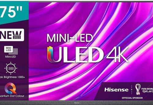 Телевизор Hisense 75" 75U8HQ черный