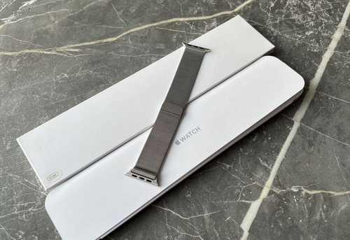 Milanese loop Apple Watch Silver 42-44-45-49