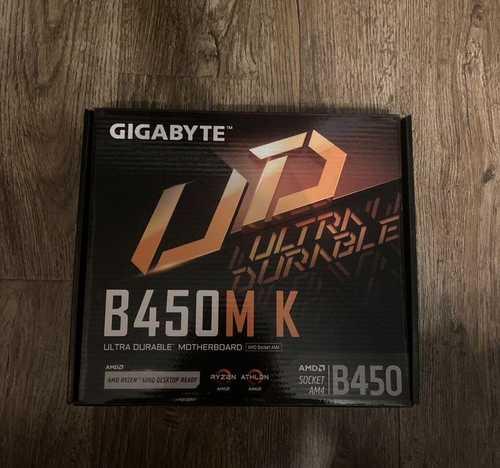 Gigabyte b450m k материнская плата