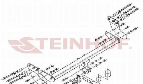 Фаркоп Steinhof для Volvo XC90 2002-2015