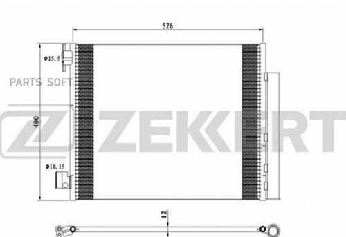 Радиатор кондиционера Renault Captur 13, Clio IV 1
