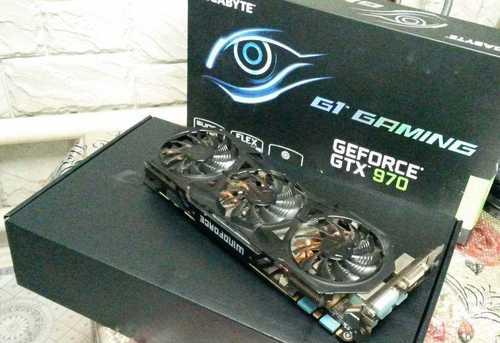 Видеокарта gigabyte GeForce GTX 970 G1 gaming 4Gb