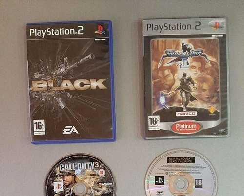 Игры на ps2 лицензионные Black, Call of Duty 3