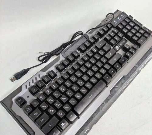 Клавиатура проводная Oklick 790G iron force темно