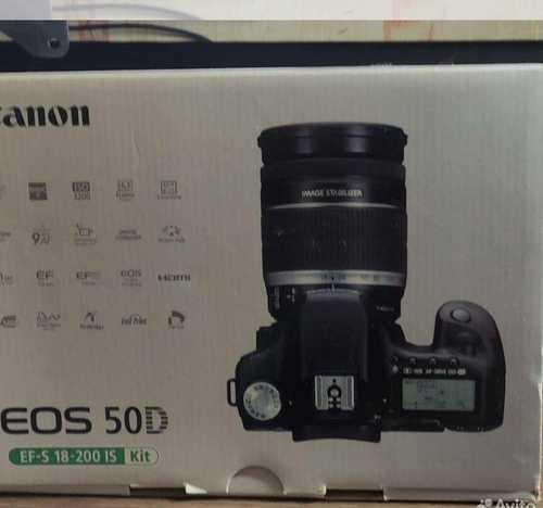 Фотоаппарат Canon EOS 50D 18-200 (Пробег 1662)