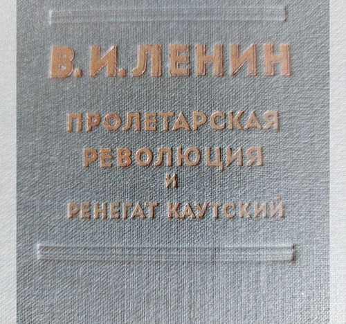 В.И. Ленин пролетарская рев. и ренегат Каутский