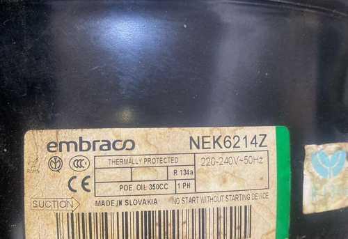 Компрессор embraco nek6214z