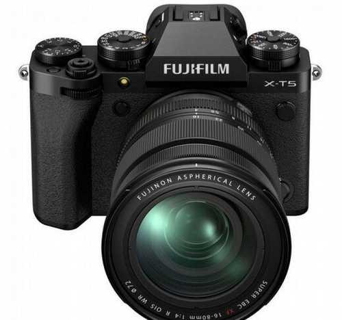 Fujifilm X-T5 Kit XF 16-80mm f/4 R Черный