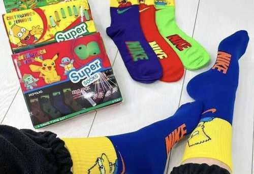 Светящиеся носки Nike - Simpson
