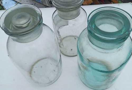 Склянки с герметично притертыми крышками 2 и 3 л