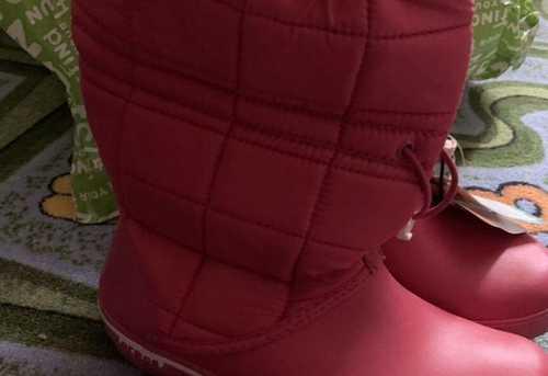 Новые Crocs сапоги 37/38размер