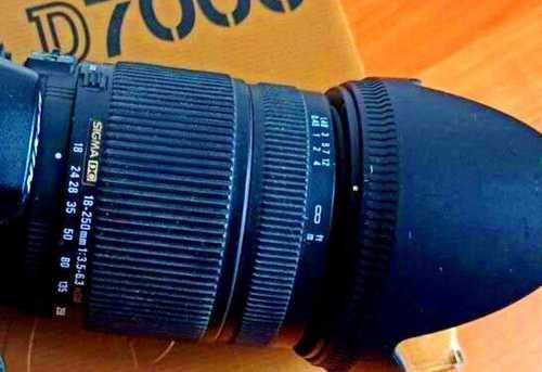 Объектив sigma 18-250 DC hsm stab для Nikon