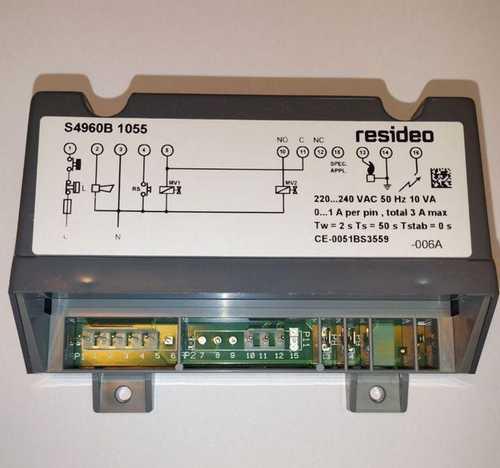 Топочный автомат honeywell S4960B1055