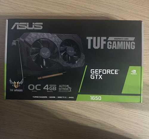 Видеокарта Asus Geforce GTX 1650 4gb tuf gaming