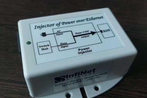 POE инжектор Infinet MIT-07T-2024 IDU-CPE (HW-050)