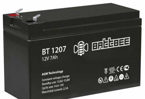 Аккумулятор 12В 7 А/ч Battbee BT 1207