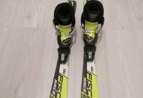 Горные лыжи (90см) + ботинки 19.5