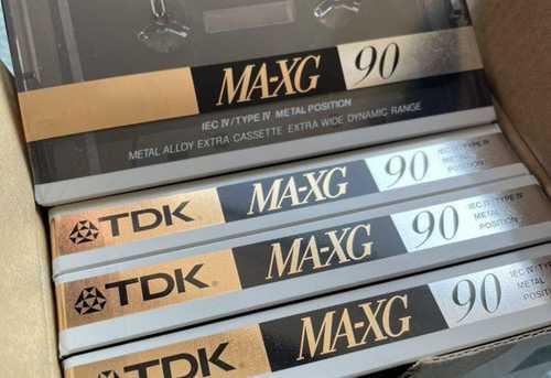 Аудиокассеты новые Топ металл TDK, Maxell