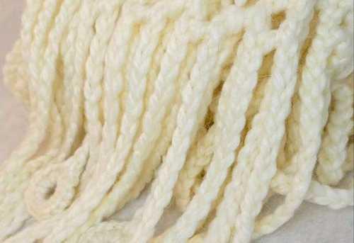 Шикарный вязаный шарф из альпаки