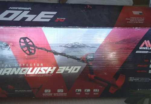 Металлоискатель vanquish 340+пинпоинтер Минелаб