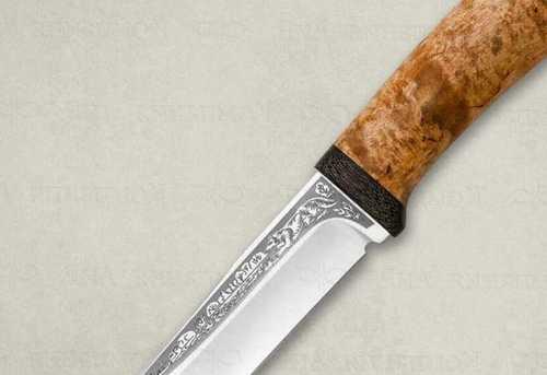 Нож туристический аир Лиса 95х18, 135 мм, карельск