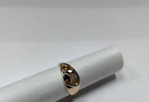 Золотое кольцо 18,5 размер