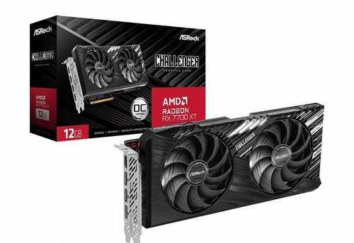 Видеокарта AMD ASRock RX 7700 XT Challenger, 12 гб