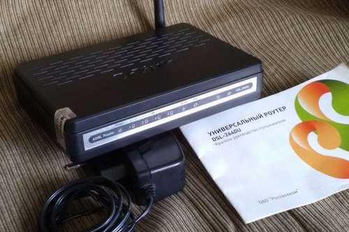 Роутер D-Link DSL-2640U/ DVA-G3672B/ X825