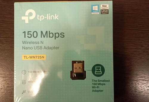 Сетевой адаптер Wi-Fi TP-link TL-WN725N USB 2.0
