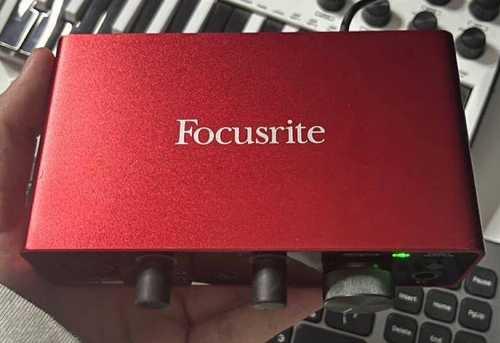 Звуковая карта focusrite scarlett solo 3rd