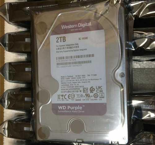 Жесткий диск 2TB Western Digital WD23purz SATA, 6