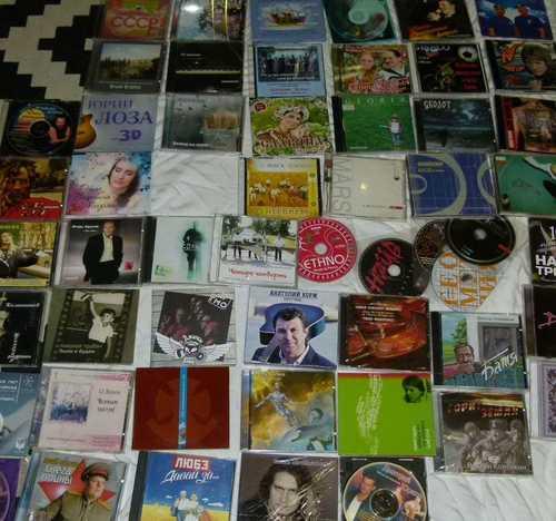 Cd компакт диски музыка пакет много новых и редких