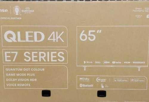 Новый 65" qled 4K SMART Hisense 65e7kq