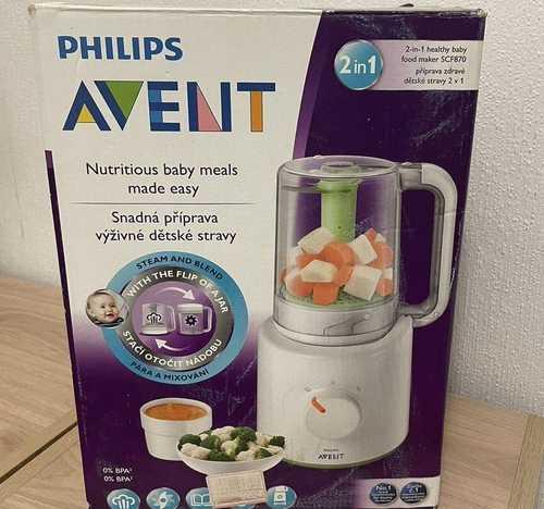 Пароварка блендер philips avent 2 в 1