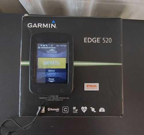 Велокомпьютер garmin edge 520