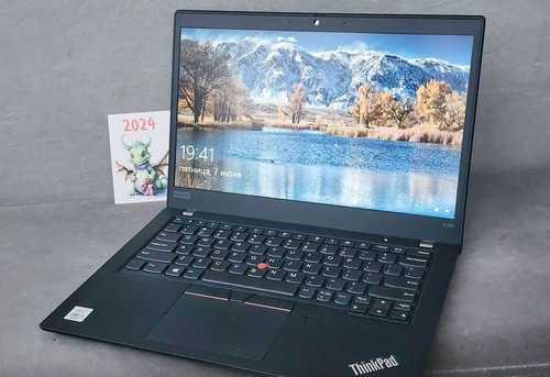 Тонкий легкий 4-ядерный ThinkPad X390 TN i5-10210U