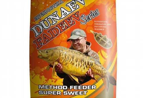 Прикормка dunaev-fadeev method feeder super sweet