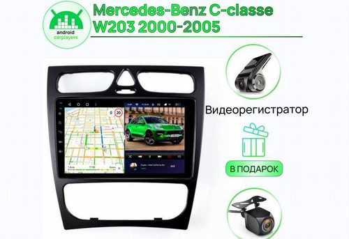 Магнитола 2.16 Mercedes-Benz W203 Wood Андроид
